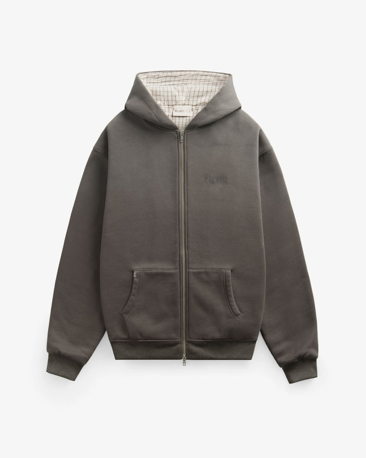 GRAPHITE LAYERED ZIP HOODIE – FLGNTLT Shop